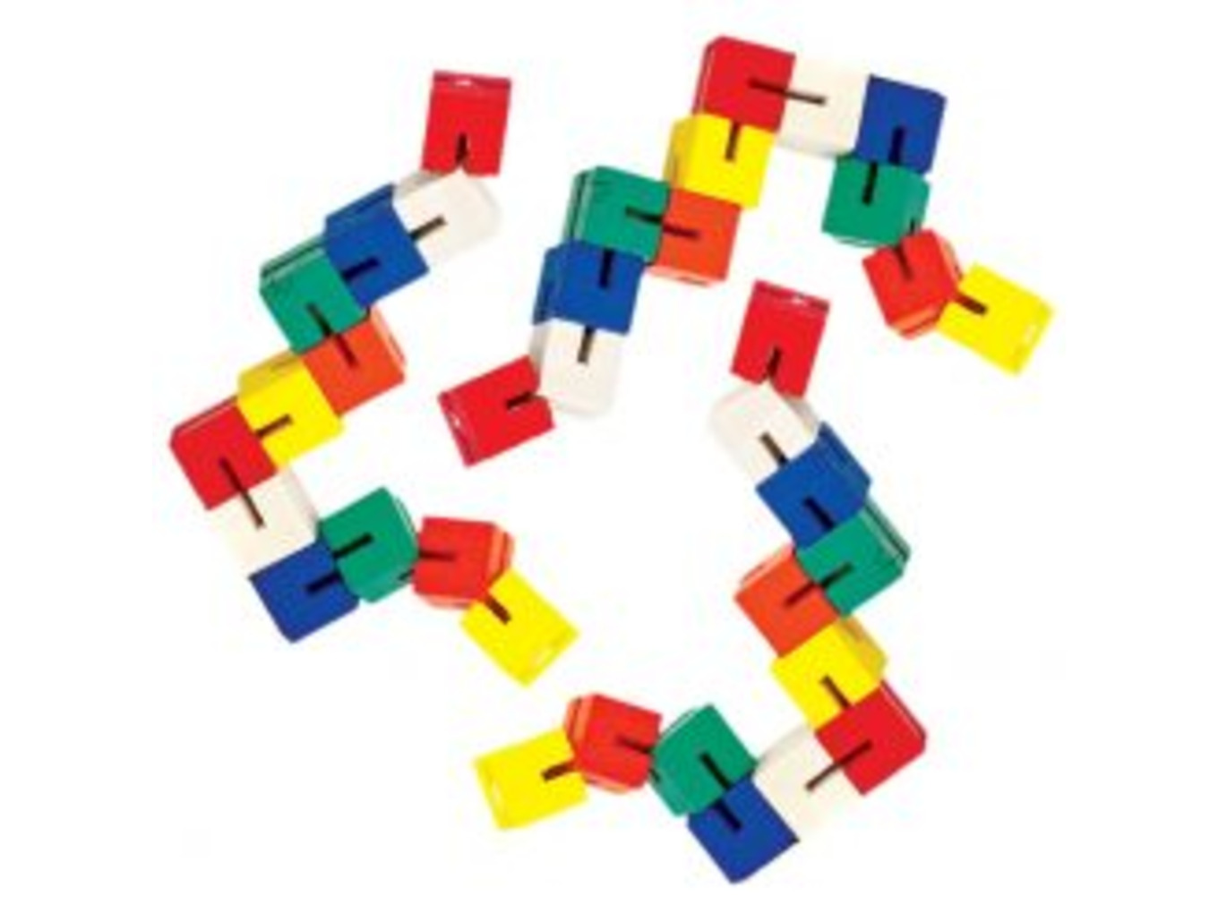 Fidget Blocks x 3 Twist and Lock Sensory Tactile - The Item
