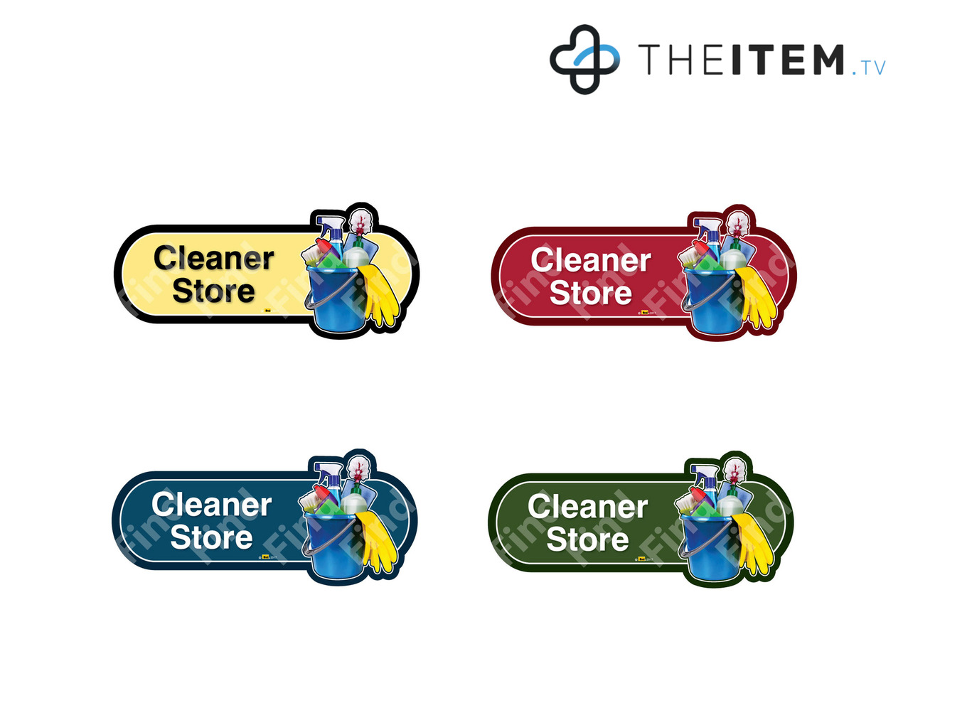 Accessible Signage | Cleaner Store - The Item