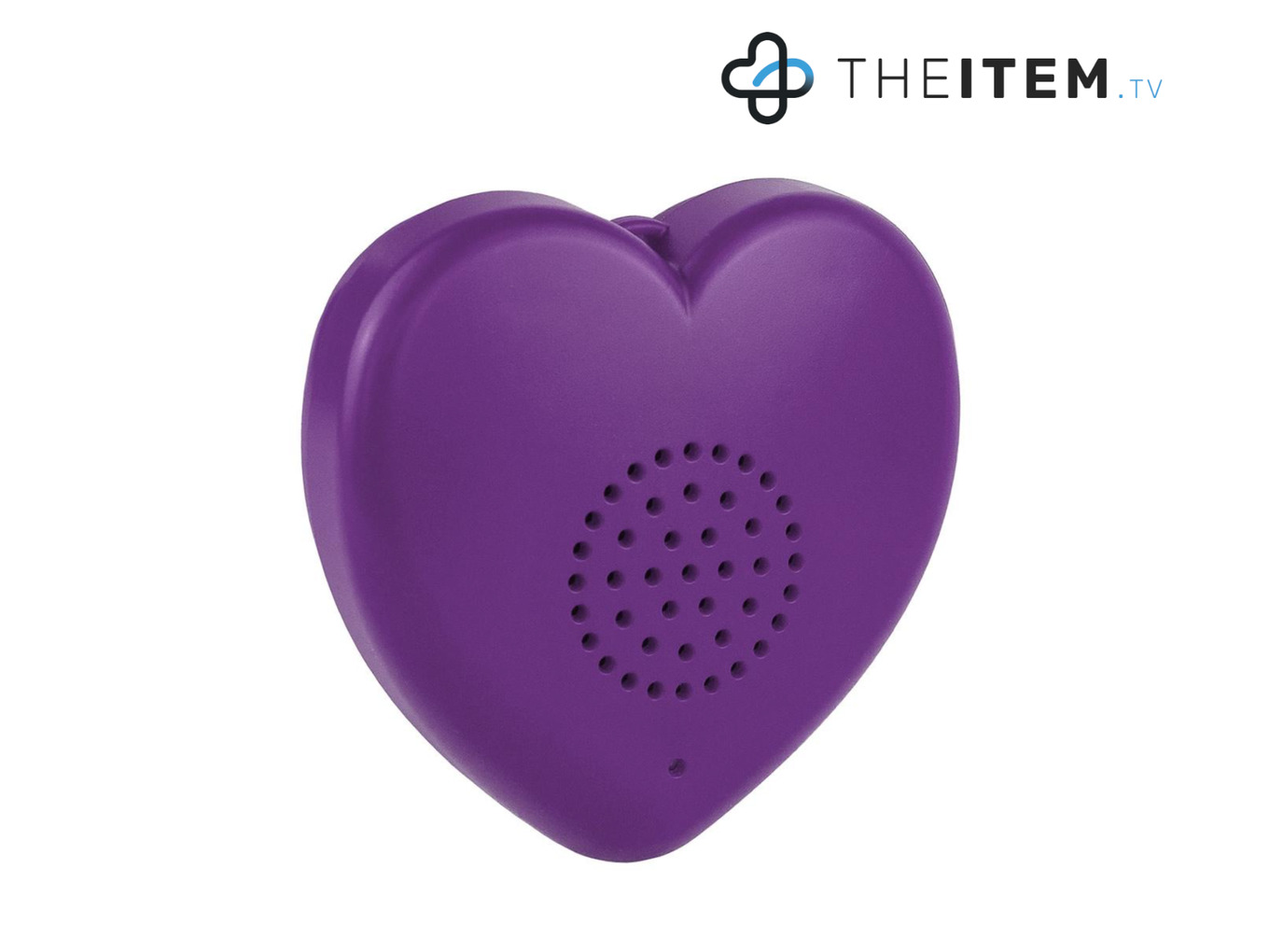 Talking Hearts Voice Recorder, Purple - Training 2 Care UK Ltd
