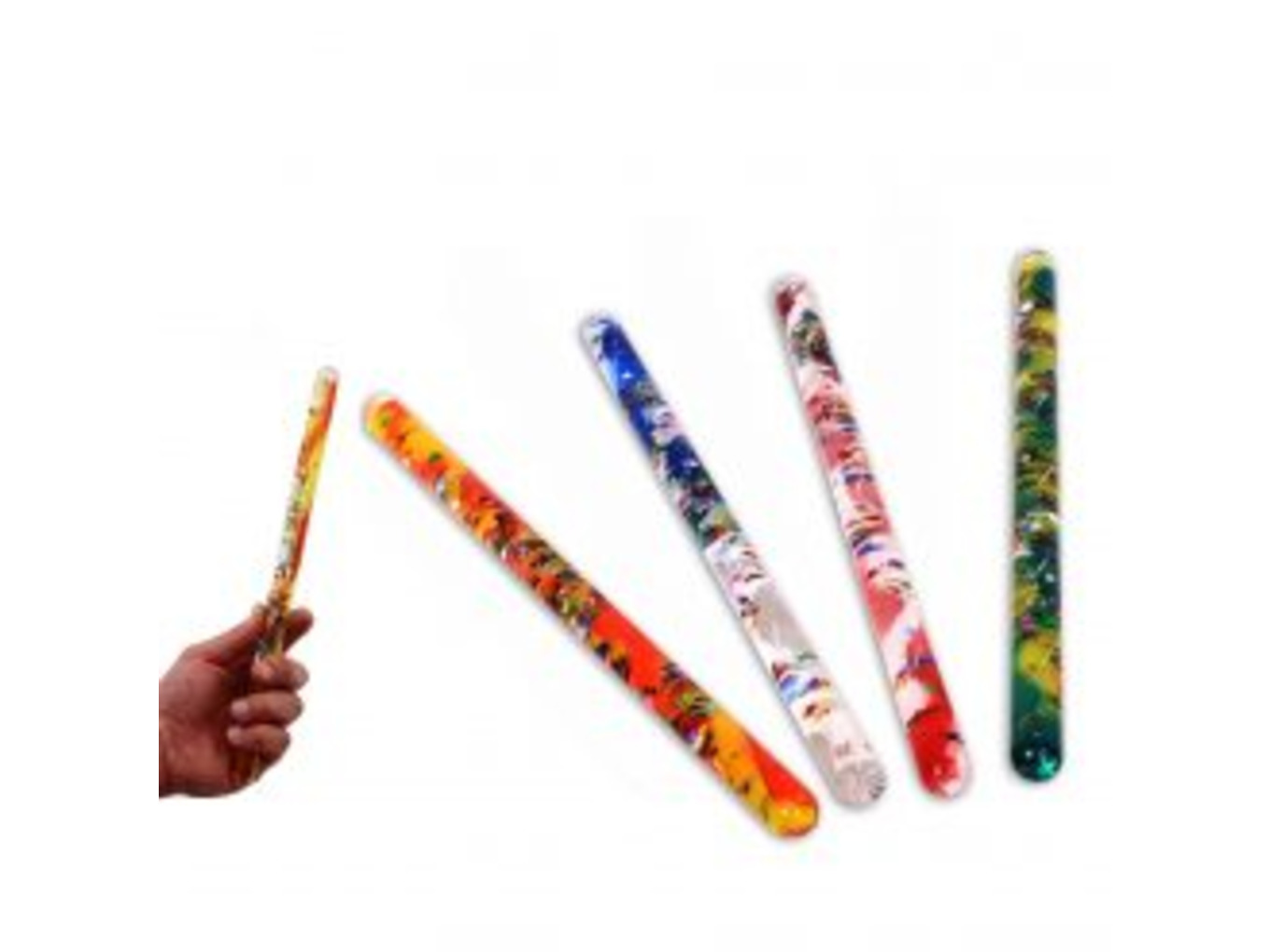 Glitter Spiral Magic Wands, Sensory Tube 32cm - The Item