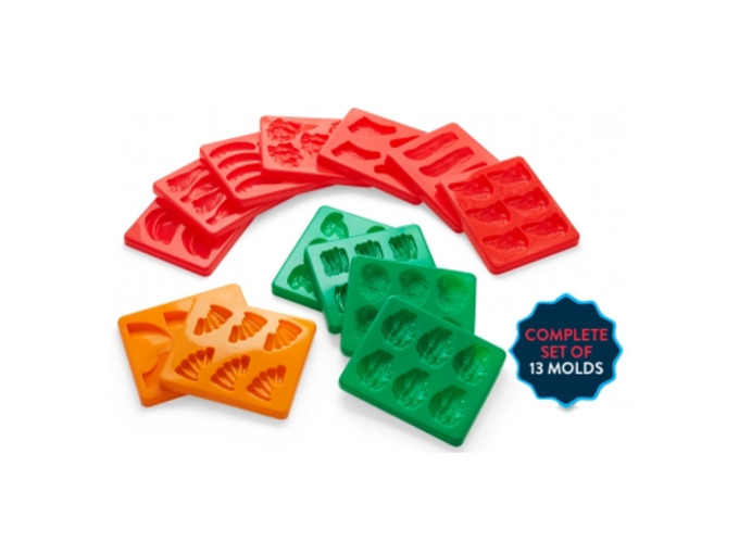 Puree Food Molds (Set of 13 Silicone Molds) - Training 2 Care UK Ltd